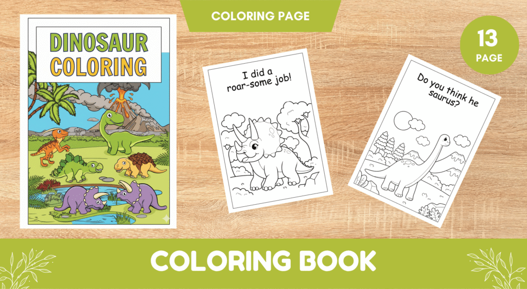 Dinosaur Coloring Book Printable Coloring Pages – templatevo.com